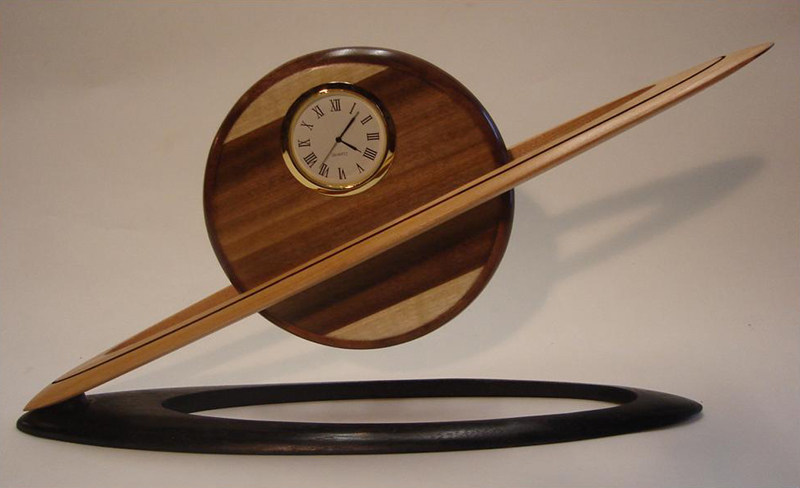 Maple Hollow Studio: Large Saturn Clock